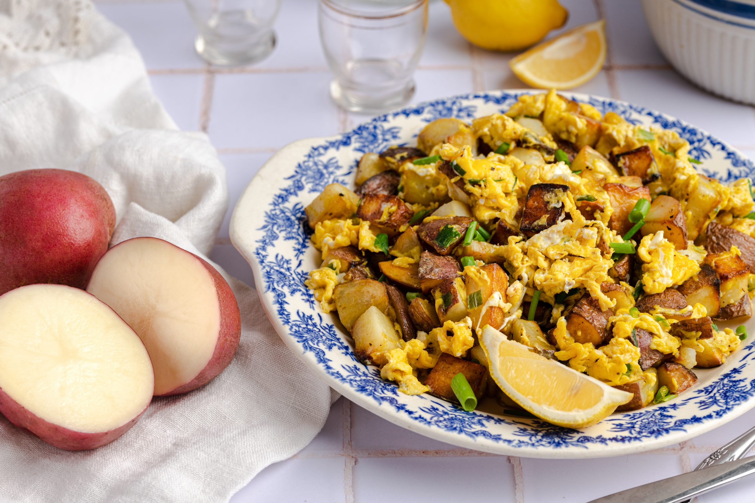 Cypriot Crispy Fried Potatoes with Eggs - Potato Glory