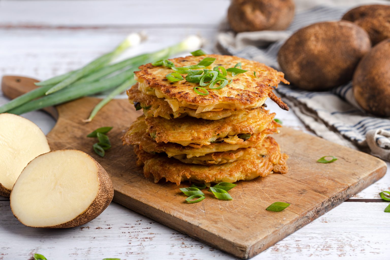 Crispy Israeli Potato Latkes - Potato Glory