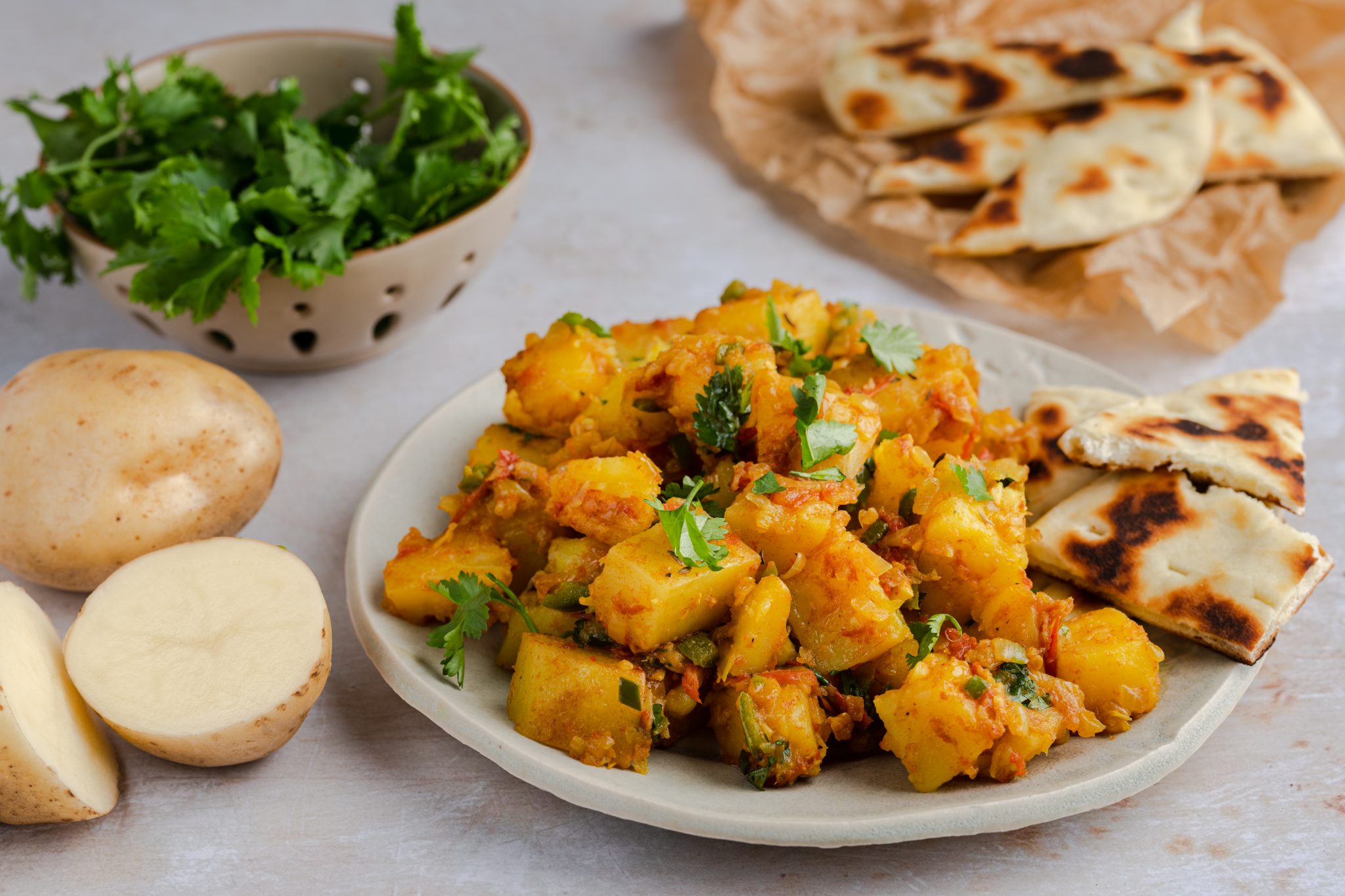 Pakistani Curried Potatoes - Potato Glory